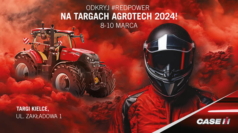 Agrotech 2024: marka Case IH z nowościami i atrakcjami dla wszystkich odwiedzających